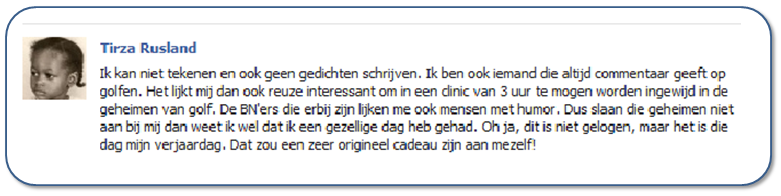 Het is tijd voor een Revolutie, een Golfrevolutie